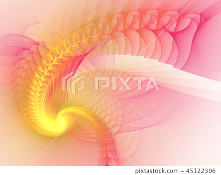 An abstract computer generated modern spiral art - Stock Illustration ...