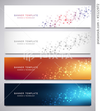 Vector banners and headers for site with... - Stock Illustration ...