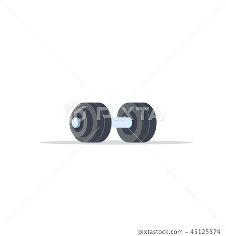 Heavy dumbbell icon - Stock Illustration [45125574] - PIXTA