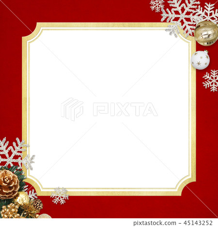 Background-Snow-Christmas-Gold-Red-Glitter-Frame - Stock Illustration ...