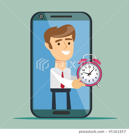 Give more time concept, Alarm clock in...-插圖素材 [45161857] - PIXTA圖庫