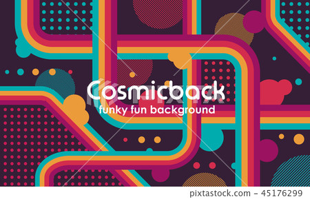 tv show broadcast funky neon vector abstract - Stock Illustration ...