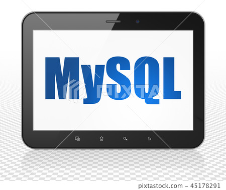 Programming concept: Tablet Pc Computer with... - Stock Illustration ...