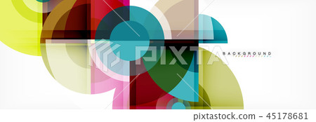 Abstract background bright circles geometric... - Stock Illustration ...