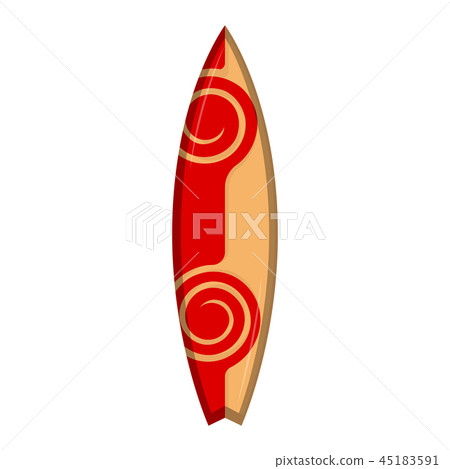 Isolated surfboard icon - Stock Illustration [45183591] - PIXTA