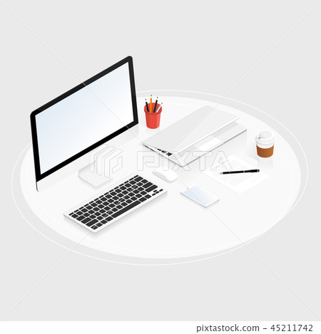 computer, clear, illustration - Stock Illustration [45211742] - PIXTA