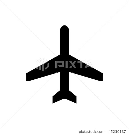 Airplane / Airport / Airfield mark / Guide map... - Stock Illustration ...
