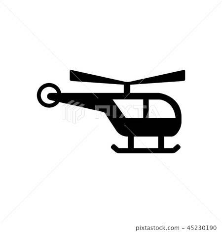 Helicopter heliport mark / guide sign (pictogram) - Stock Illustration ...