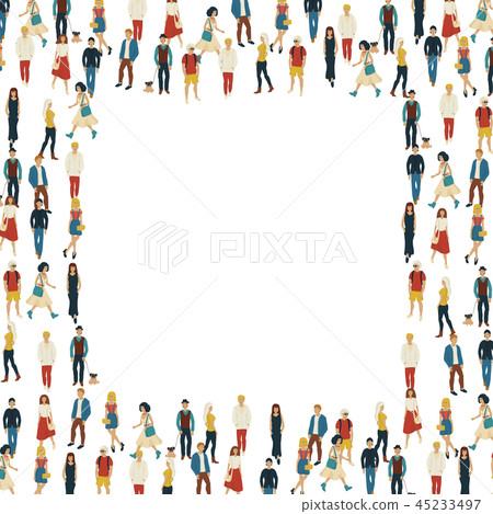 Large Group Of People Clip Art