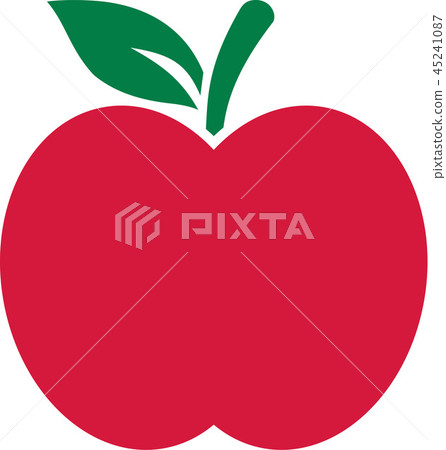 fruit_apple_2c.eps - Stock Illustration [45241087] - PIXTA