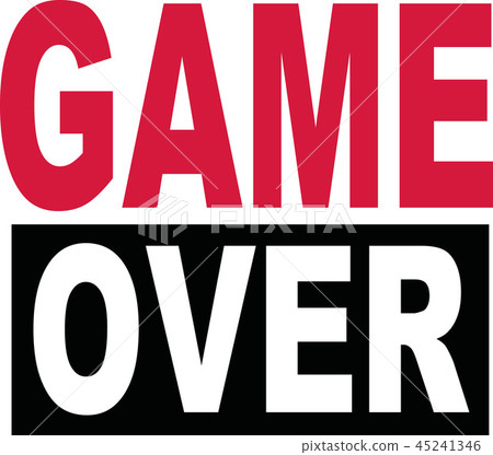 game_over_2c_square.eps - Stock Illustration [45241346] - PIXTA