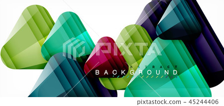 Geometric abstract background, triangles - Stock Illustration [45244406 ...