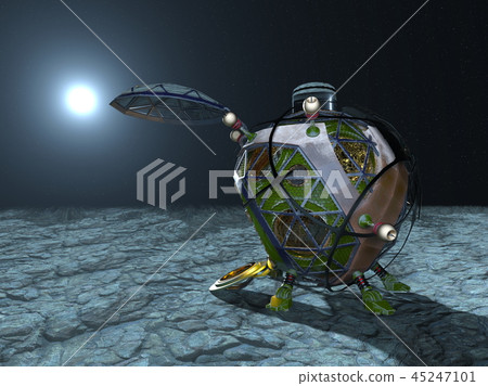 Space Exploration Machine - Stock Illustration [45247101] - PIXTA