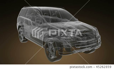 Transparent Car Rotate - Stock Illustration [45262859] - PIXTA