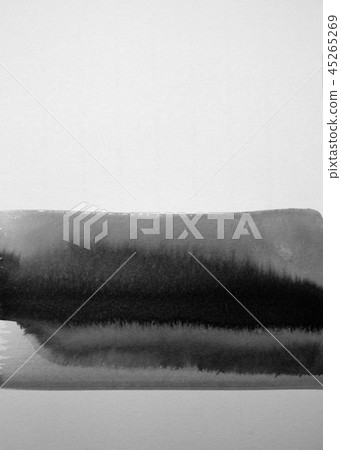 Advanced watercolor background, calligraphy... - Stock Illustration ...