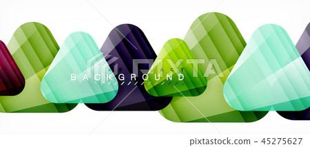 Geometric abstract background, triangles - Stock Illustration [45275627 ...