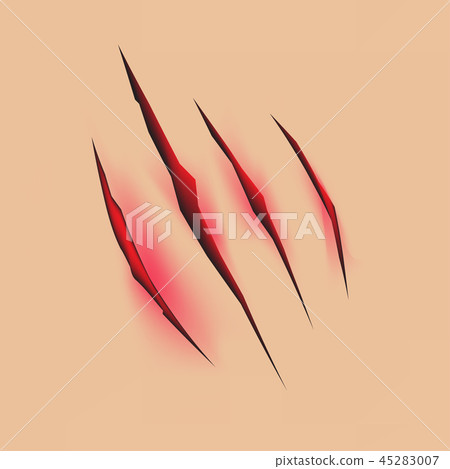 zombie scratch vector - Stock Illustration [45283007] - PIXTA
