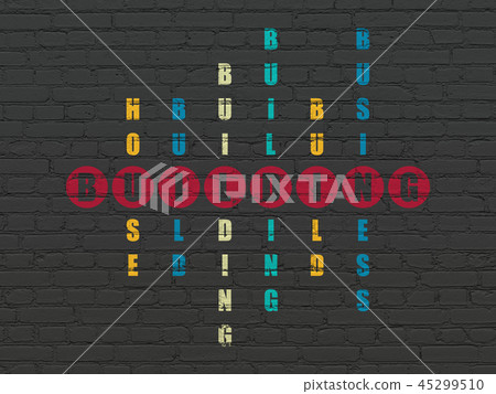 Constructing concept: word Building in... - Stock Illustration ...