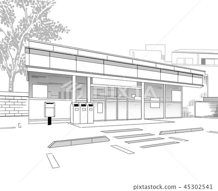convenience store - Stock Illustration [45302541] - PIXTA