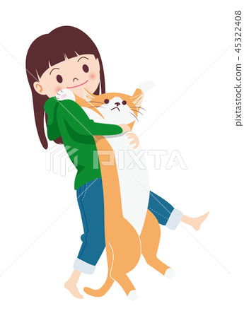 It is a cat - Stock Illustration [45322408] - PIXTA