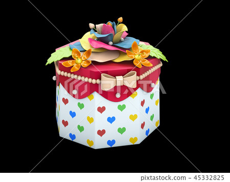 Holiday triangle Cardboard Cake or pie Box - Stock Illustration ...