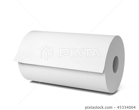 Blank paper roll - Stock Illustration [45334004] - PIXTA