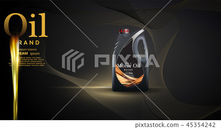 Bottle engine oil, Technical illustrations. - Stock Illustration ...