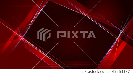 Metal frame design for background - Stock Illustration [45363387] - PIXTA