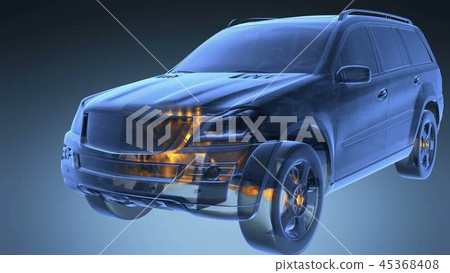 Transparent Car Rotate - Stock Illustration [45368408] - PIXTA