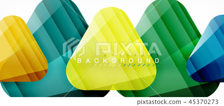 Geometric abstract background, triangles - Stock Illustration [45370273 ...