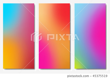 Creative Colorful Gradients Set - Stock Illustration [45375519] - PIXTA