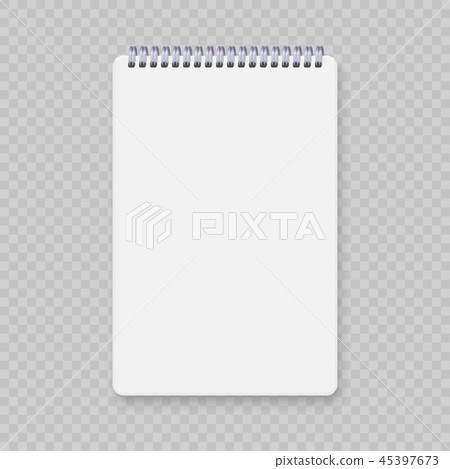 Realistic spiral notebook mockup - Stock Illustration [45397673] - PIXTA