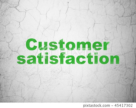 Marketing concept: Customer Satisfaction on... - Stock Illustration ...