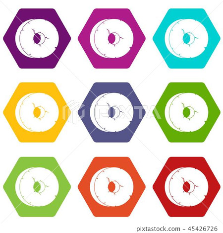 Primitive tool icons set 9 vector - Stock Illustration [45426726] - PIXTA