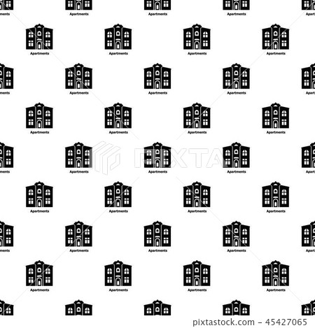 Apartments pattern vector seamless - Stock Illustration [45427065] - PIXTA