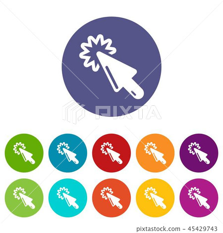 Cursor technology icon, simple black style - Stock Illustration ...