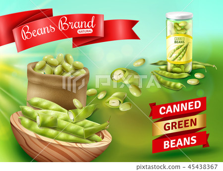 Green Beans Poster - Stock Illustration [45438367] - PIXTA