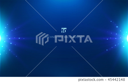 Abstract blue technology concept horizontal lines - Stock Illustration ...