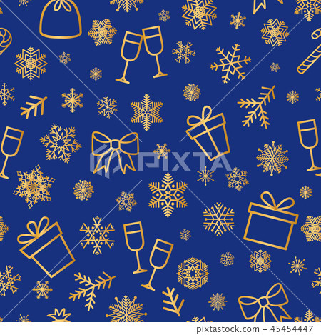 Christmas tiled pattern. Winter Holiday background - Stock Illustration ...