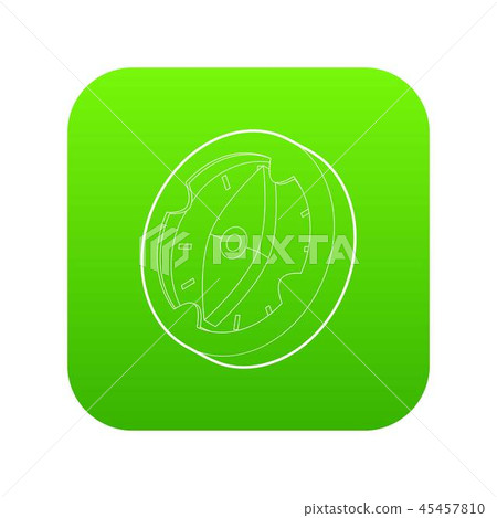 Compass icon green vector - Stock Illustration [45457810] - PIXTA
