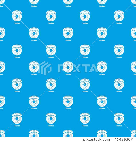 Brakes pattern vector seamless blue - Stock Illustration [45459307] - PIXTA