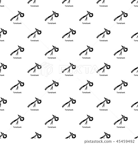 Tomahawk pattern vector seamless - Stock Illustration [45459492] - PIXTA