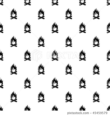 Campfire pattern vector seamless - Stock Illustration [45459579] - PIXTA