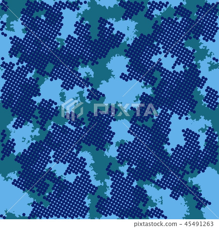 Fashion camo. Colorful camouflage vector pattern - Stock Illustration ...