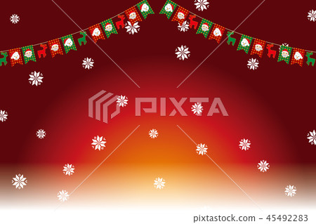 Illustration material: Party flag, triangle... - Stock Illustration ...