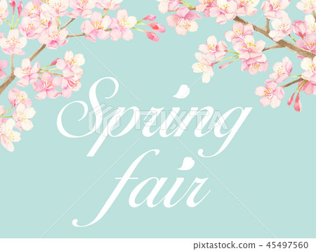 Spring Fair Poster - Stock Illustration [45497560] - PIXTA