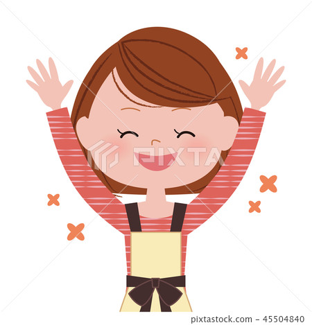 Female Banzai - Stock Illustration [45504840] - PIXTA