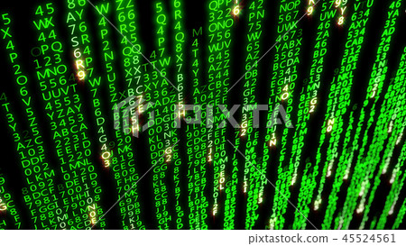 Abstract Matrix Code Blocks-插圖素材 [45524561] - PIXTA圖庫