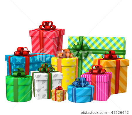 Present 3D illustration - Stock Illustration [45526442] - PIXTA
