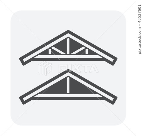 roof truss icon-插圖素材 [45527601] - PIXTA圖庫
